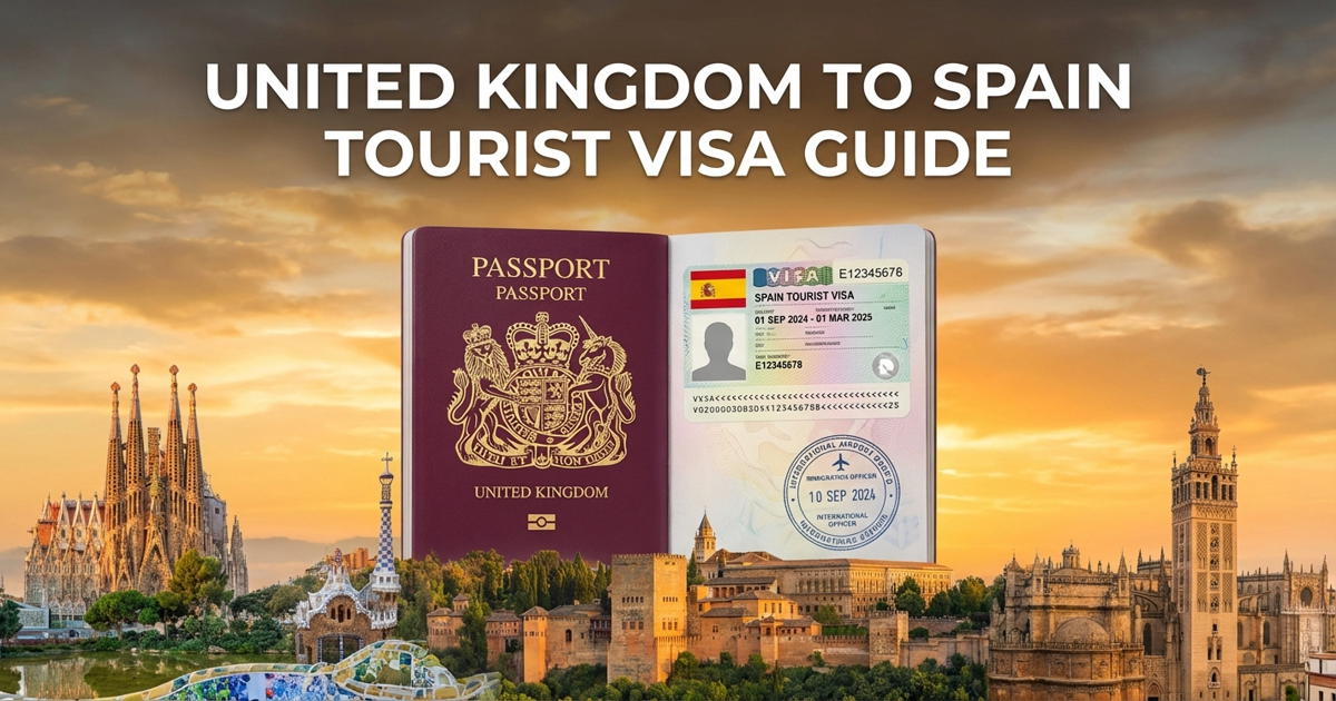 Spain Visa for United Kingdom Citizens 2026 - Requirements, Fees ...